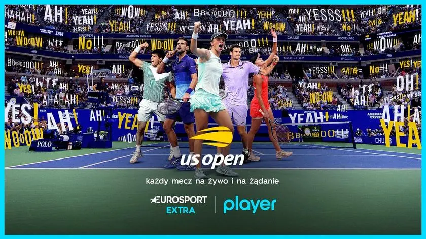 US Open od poniedziałku na żywo tylko na antenach Eurosportu i w ...