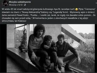 Nie żyje Jarosław Lach. Był legendą Aya RL. Paweł Kukiz nie krył ...