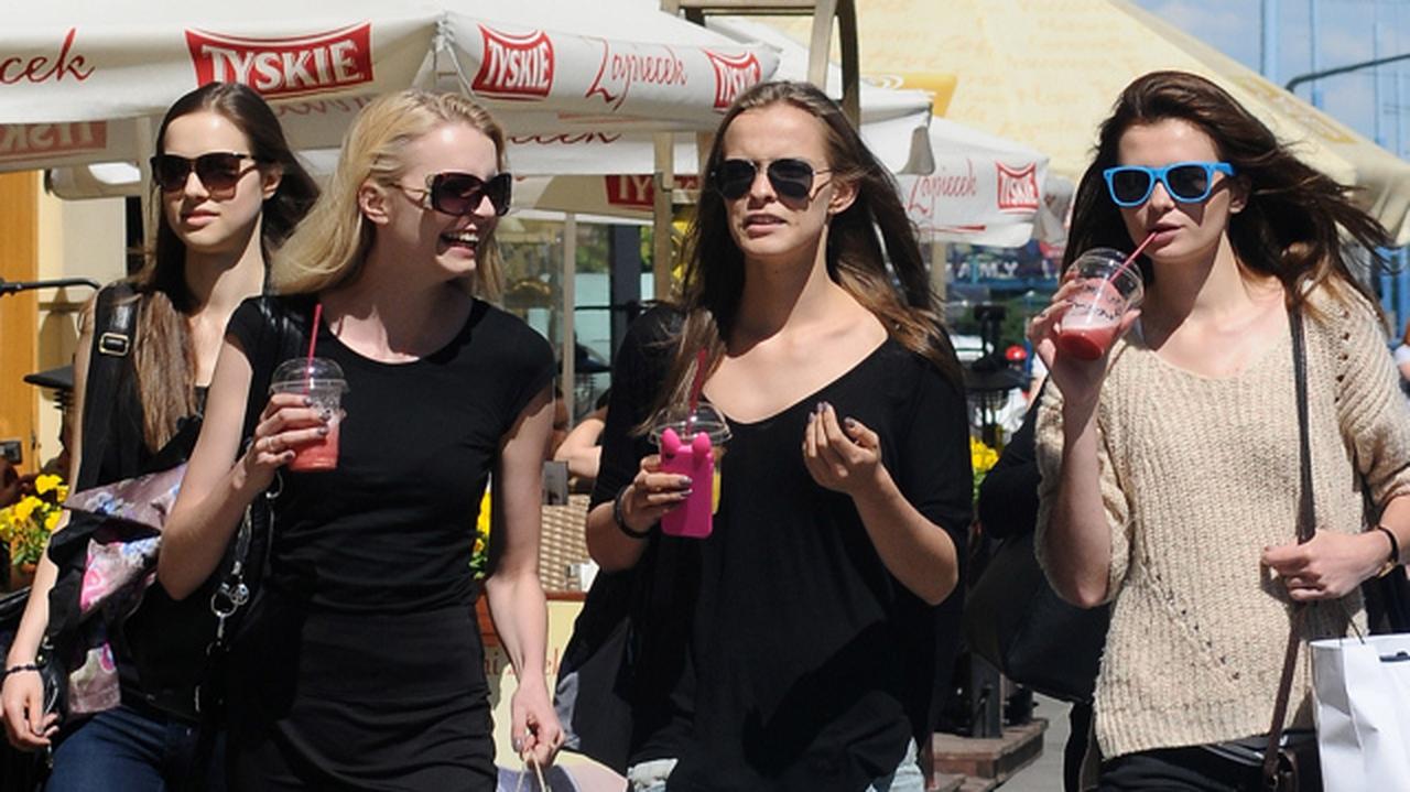 Top Modelki przyłapane w Warszawie - TVN