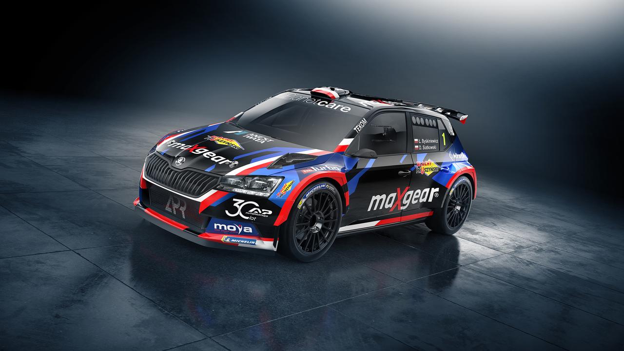 Byśkiniewicz i Siatkowski odkryli Skodę Fabię Rally2 EVO na RSMP 2023 - TVN